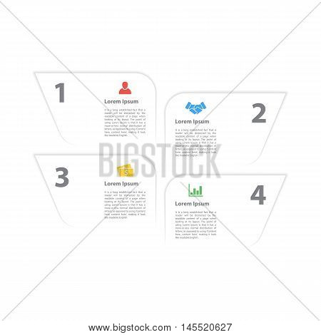 Four Steps Sequence Vector & Photo (Free Trial) | Bigstock
