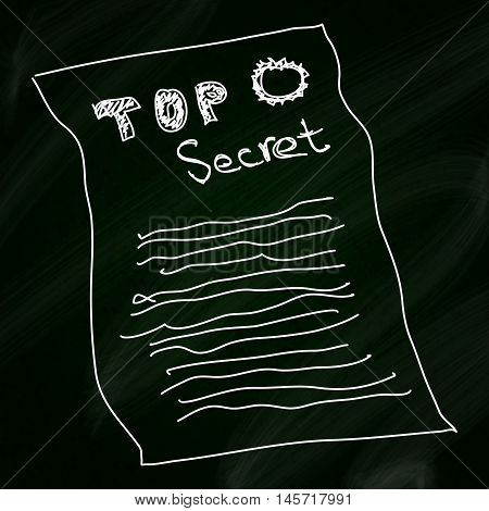 Doodle Sketch Secret Vector & Photo (Free Trial) | Bigstock