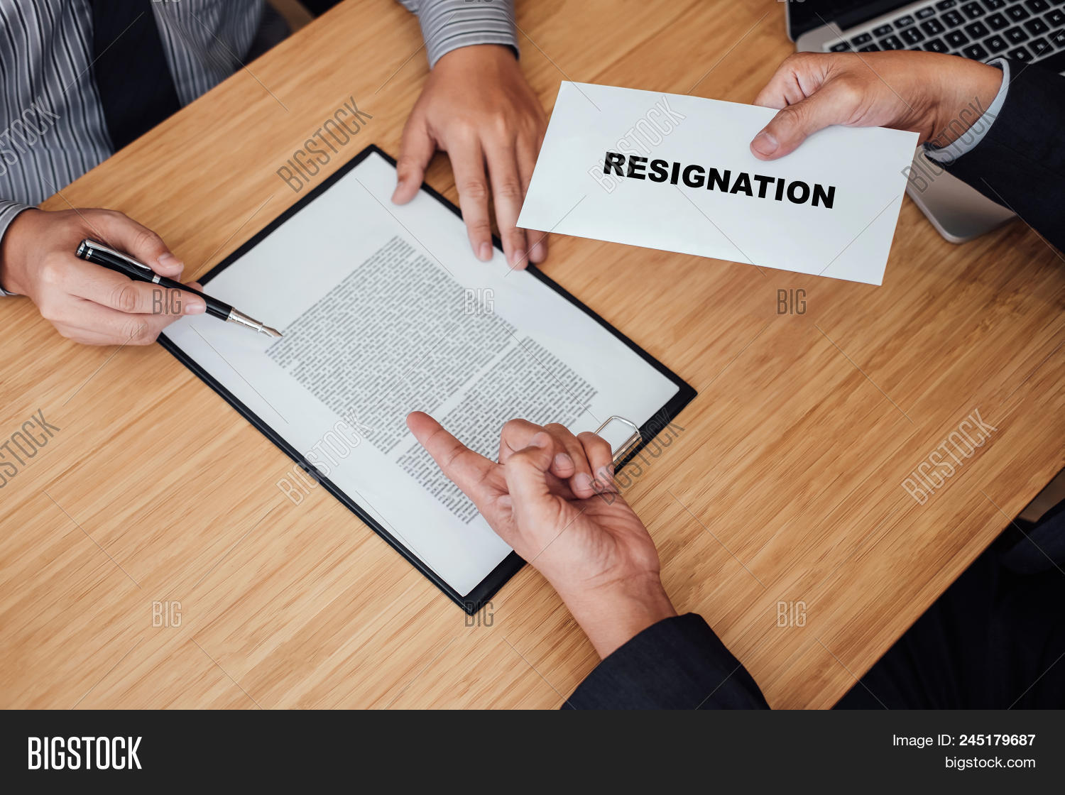 Hand Employer Filing Image & Photo (Free Trial) | Bigstock