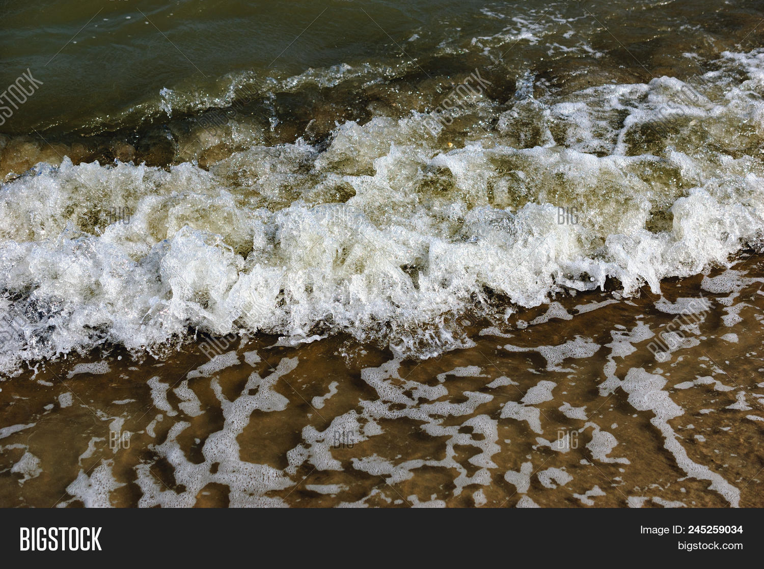 Splash Sea Foam On Image & Photo (Free Trial) | Bigstock