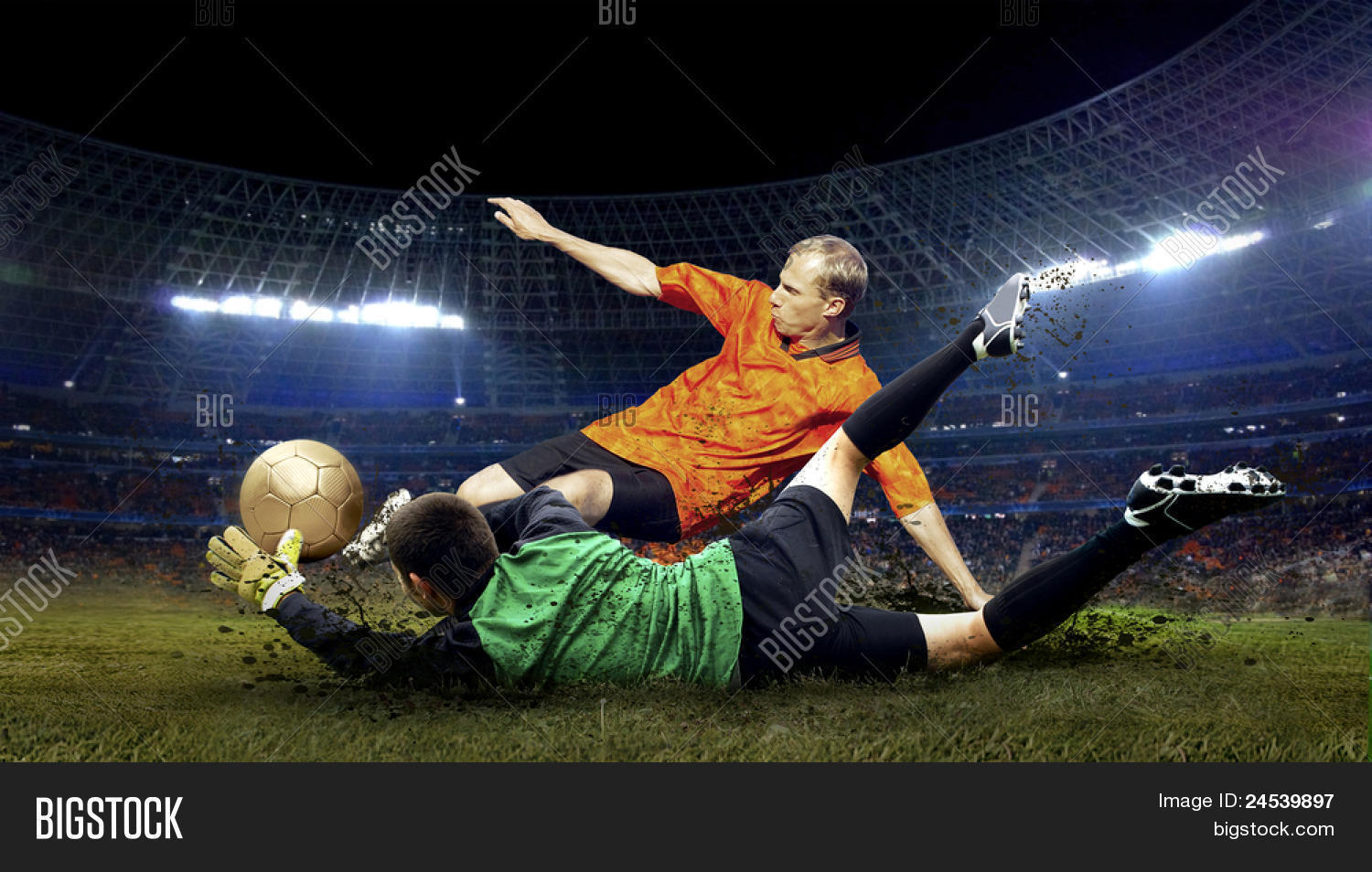 Football Player Jump Image & Photo (Free Trial) | Bigstock