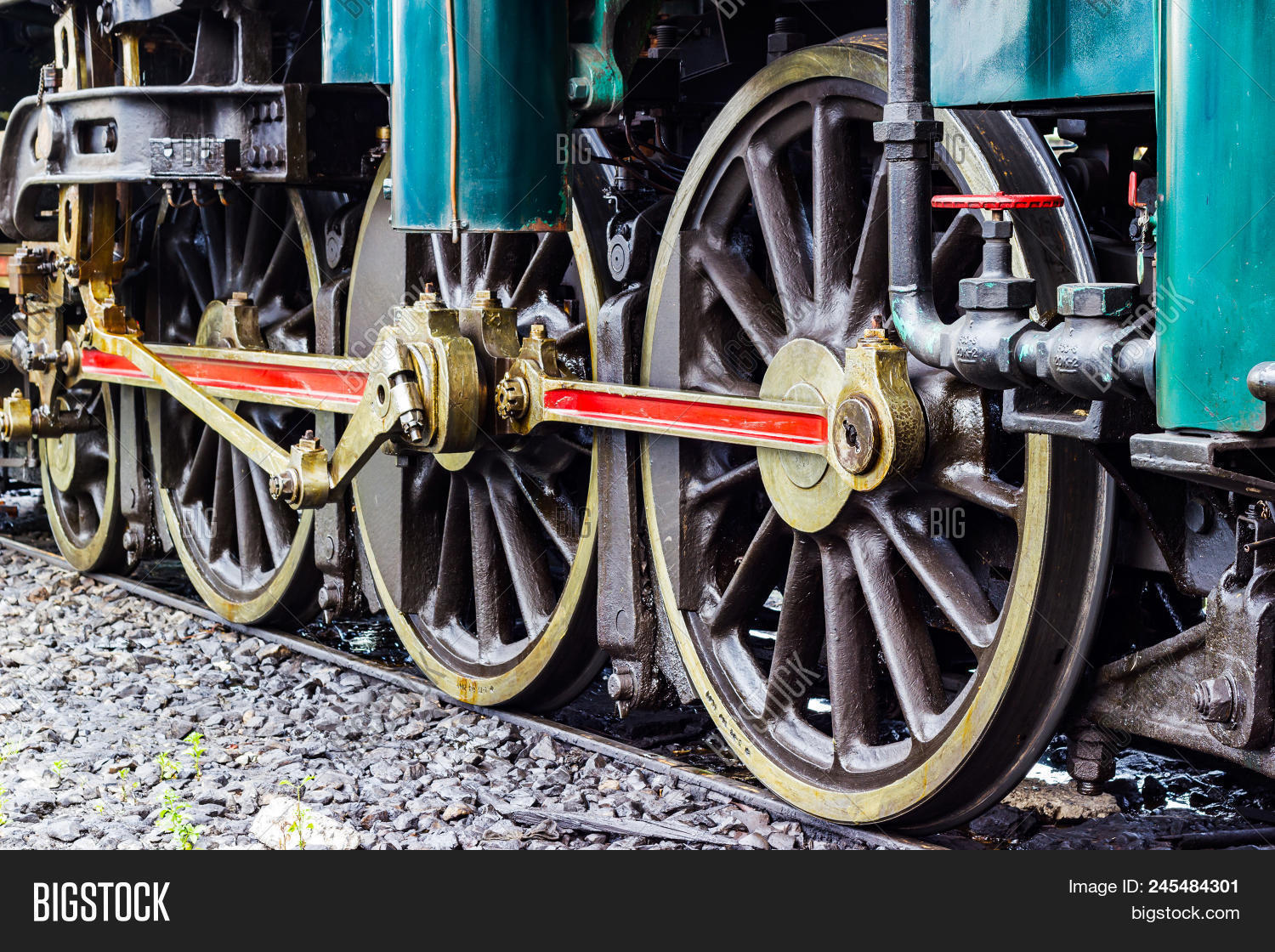 Train Wheel. Steam Image & Photo (Free Trial) | Bigstock