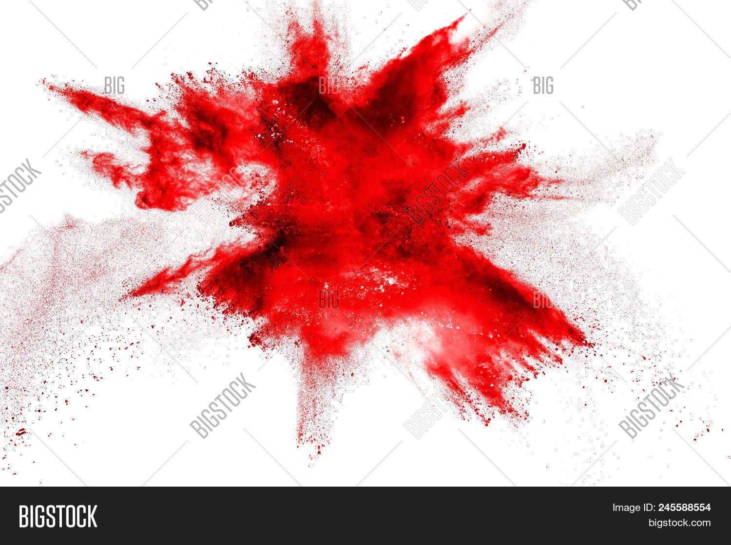 Abstract Red Dust Image & Photo (Free Trial) | Bigstock