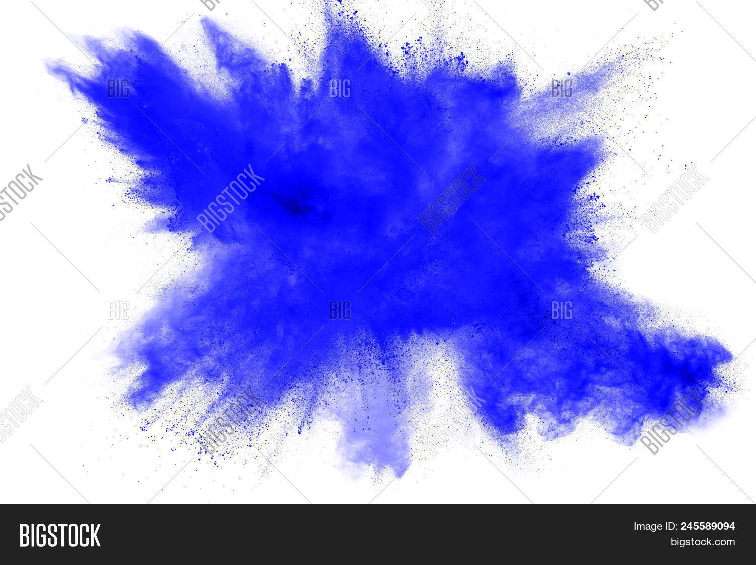 Blue Color Powder Image & Photo (Free Trial) | Bigstock