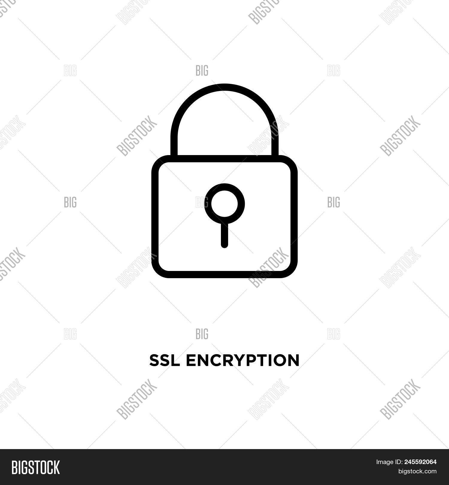 Ssl Encryption Vector Vector & Photo (Free Trial) | Bigstock