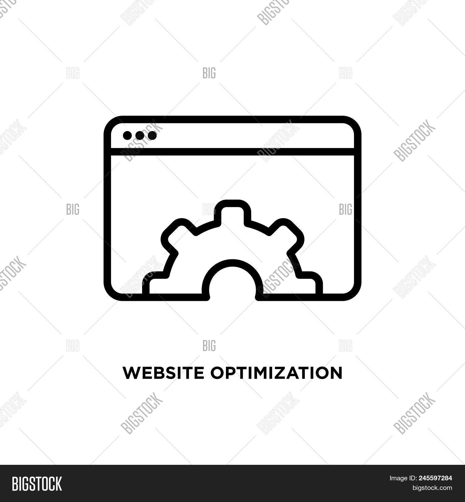 Website Optimization Vector & Photo (Free Trial) | Bigstock
