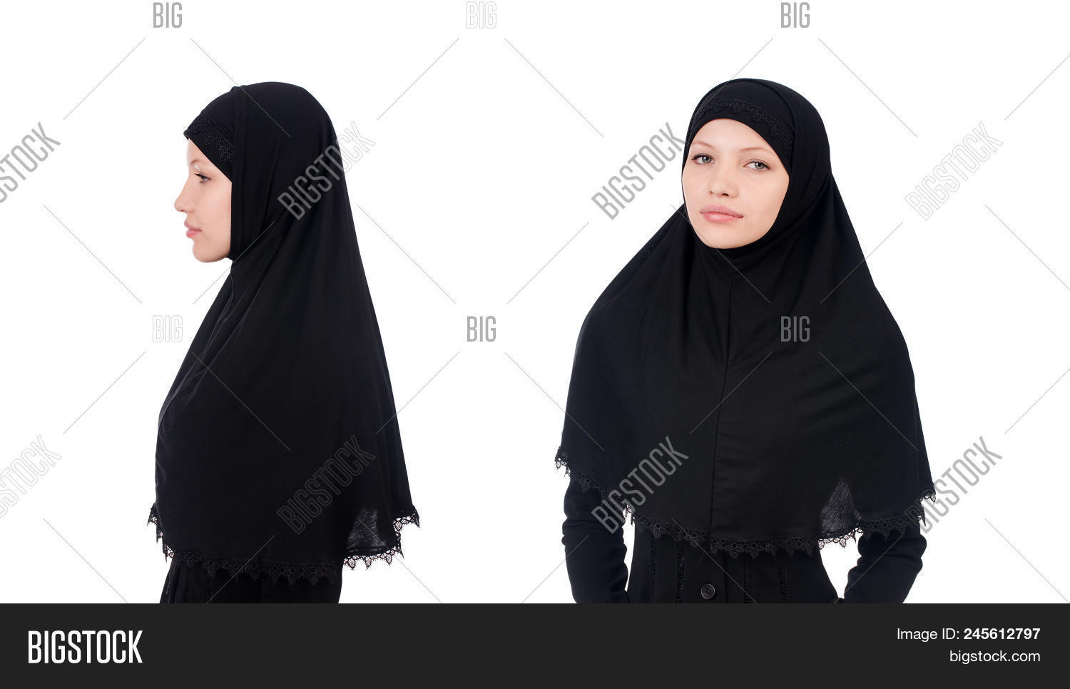 Woman Muslim Burqa Image & Photo (Free Trial) | Bigstock