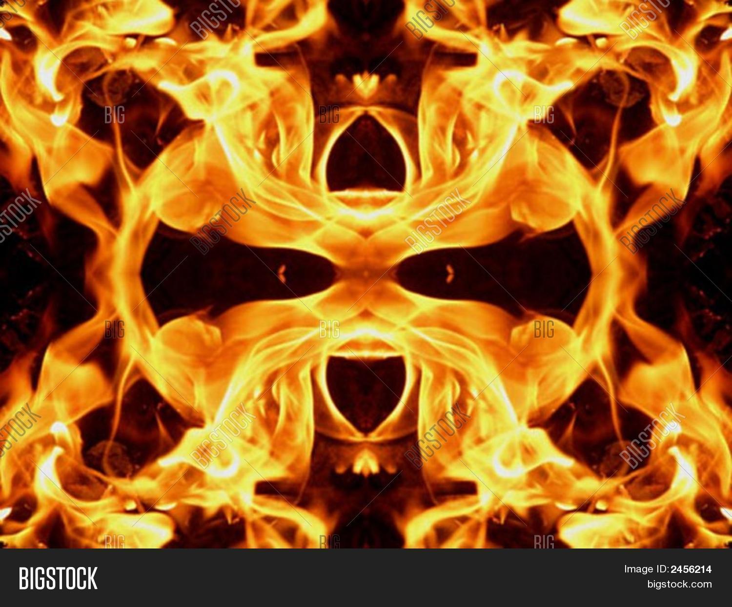 Flaming Face Image & Photo (Free Trial) | Bigstock