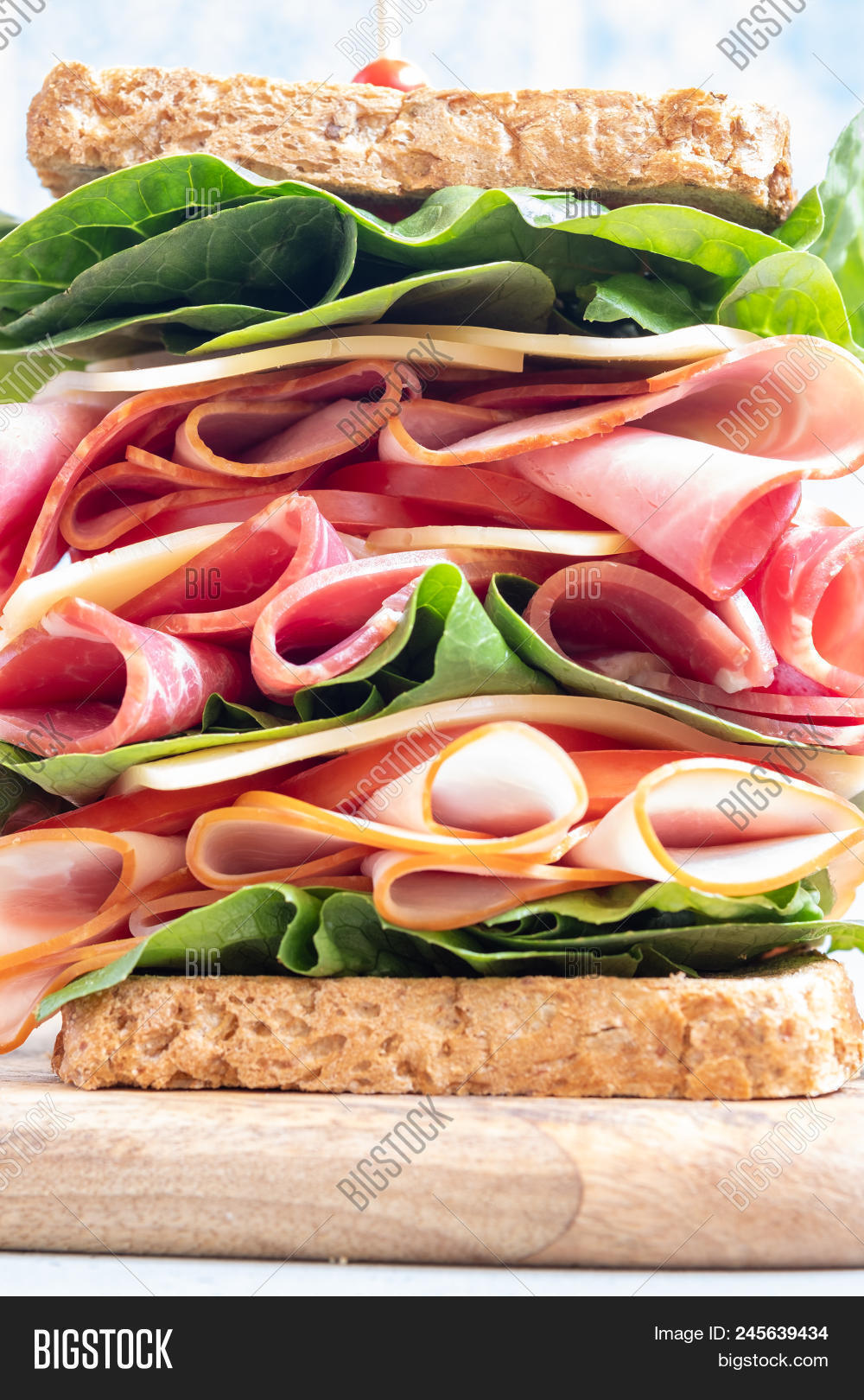 Big Sandwich Stack Ham Image & Photo (Free Trial) | Bigstock