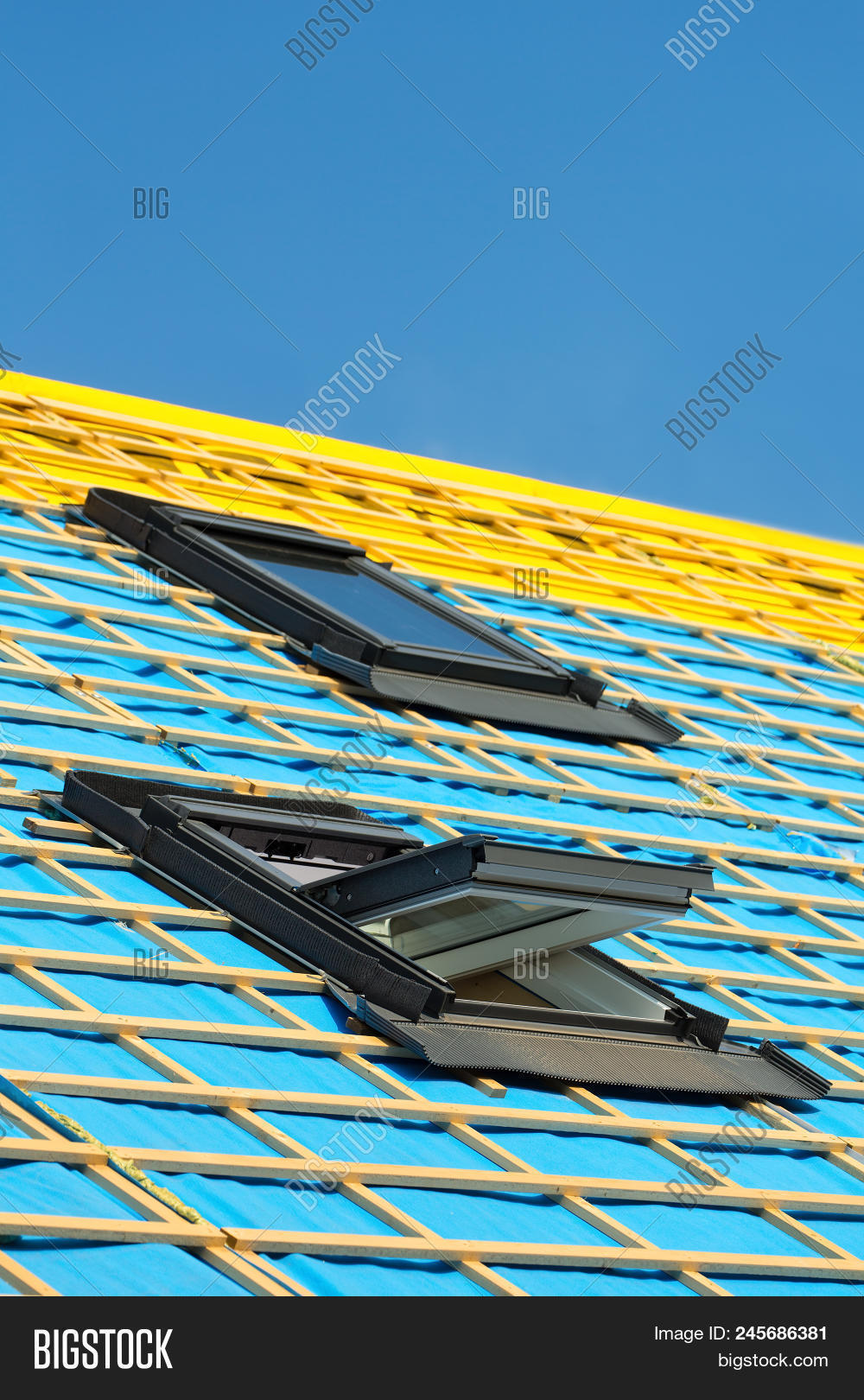 Two New Roof Windows Image & Photo (Free Trial) | Bigstock