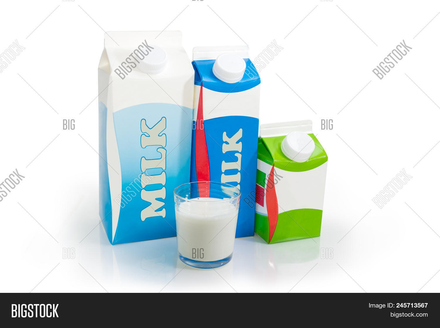 Two Milk Carton Milk Image & Photo (Free Trial) | Bigstock