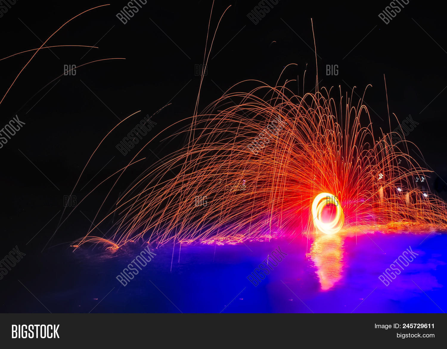 Fire Show. Amazing Image & Photo (Free Trial) | Bigstock