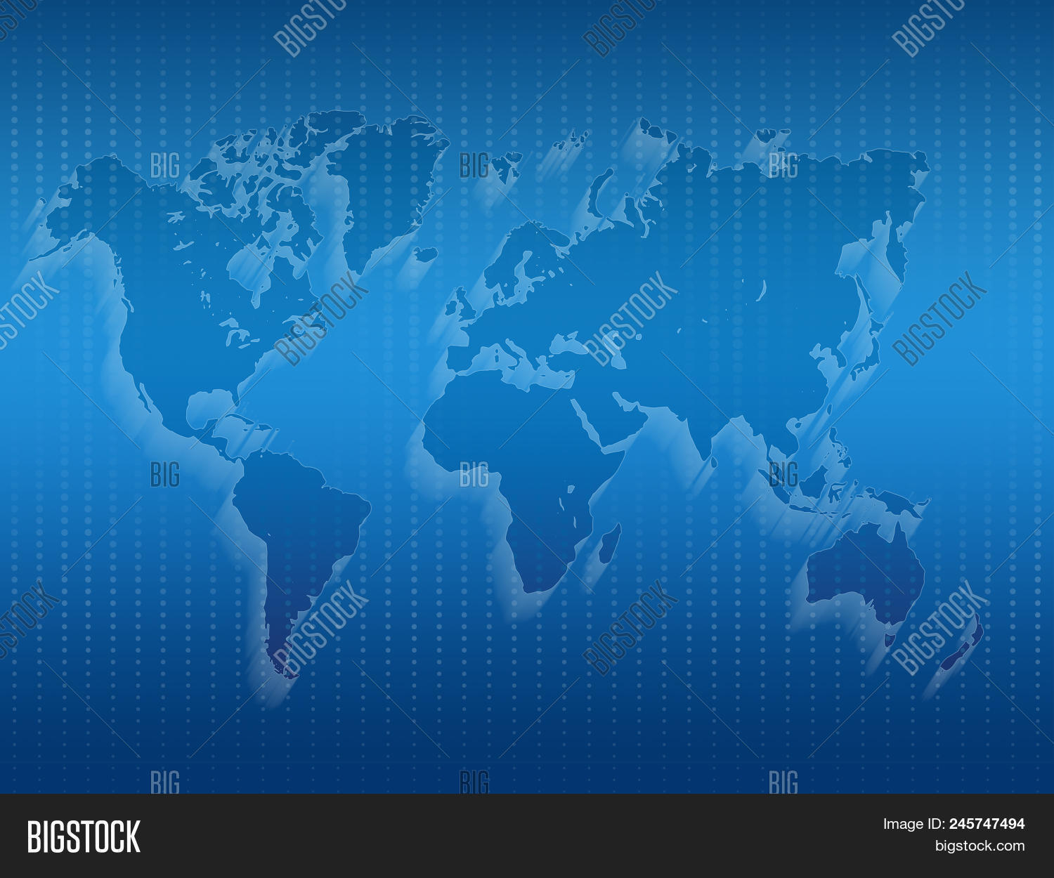 Blank World Map On Image & Photo (Free Trial) | Bigstock