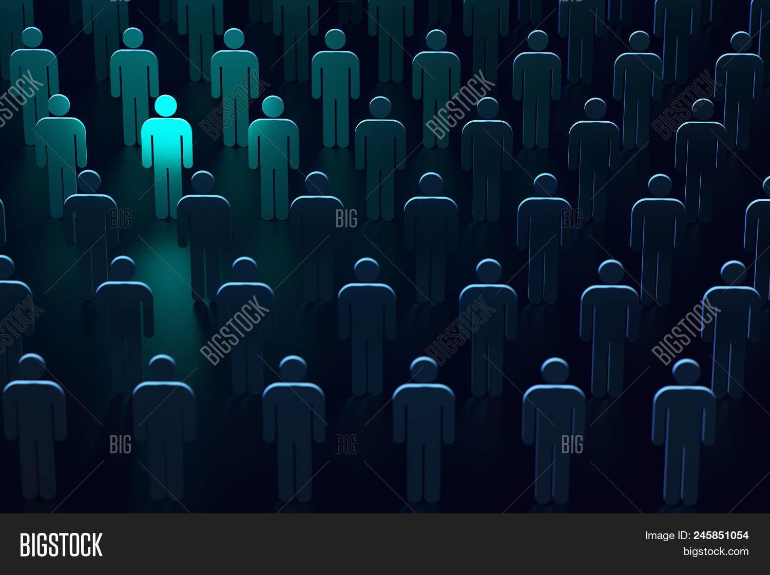 Light Blue Silhouette Image & Photo (Free Trial) | Bigstock