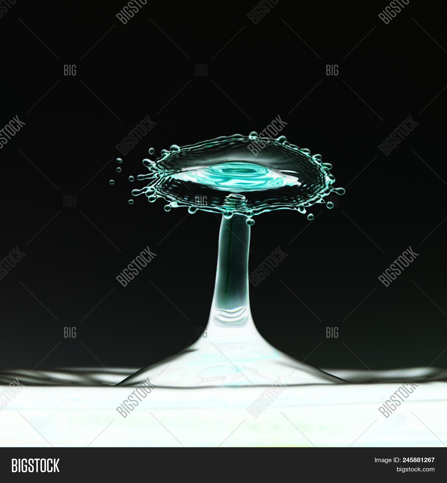 Water Drop Collision Image & Photo (Free Trial) | Bigstock