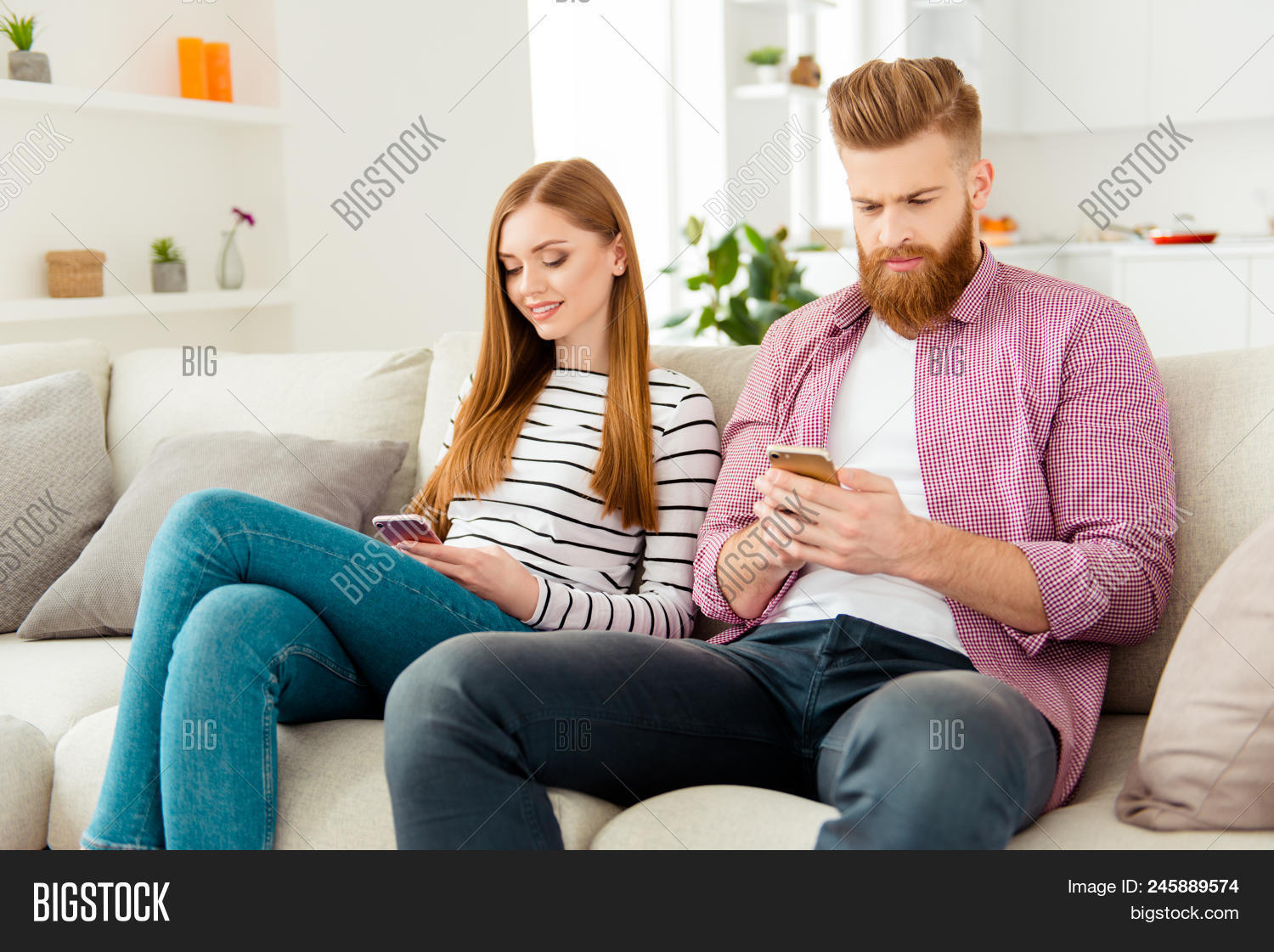 No Talking Two People Image & Photo (Free Trial) | Bigstock