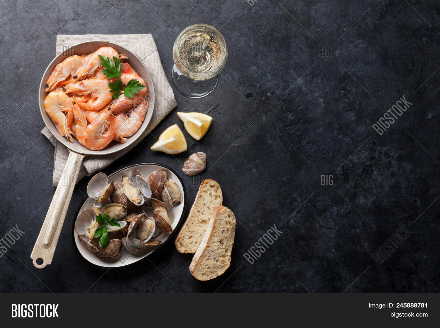 Fresh Seafood White Image & Photo (Free Trial) | Bigstock