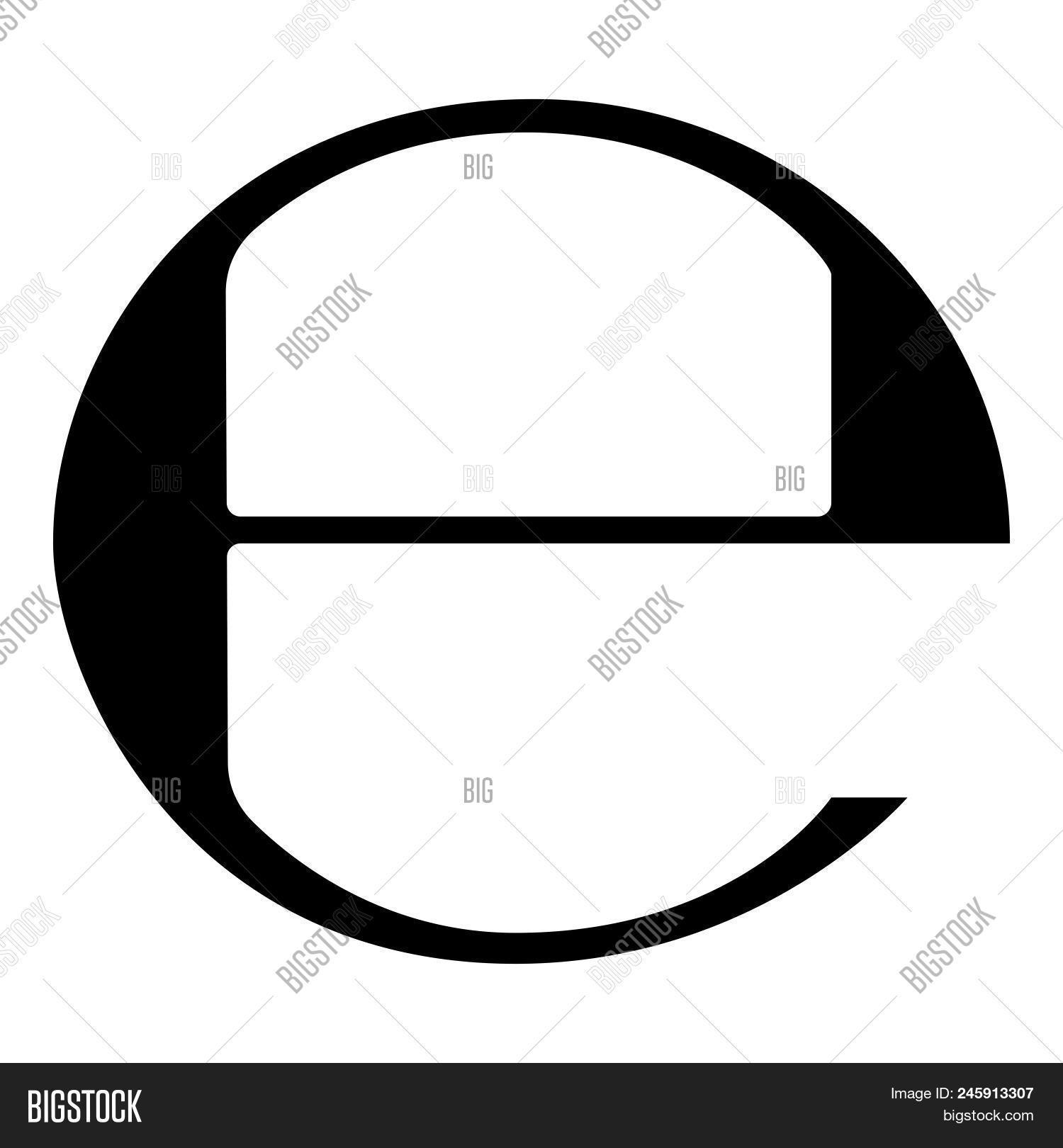Estimated Sign E Mark Vector & Photo (Free Trial) | Bigstock