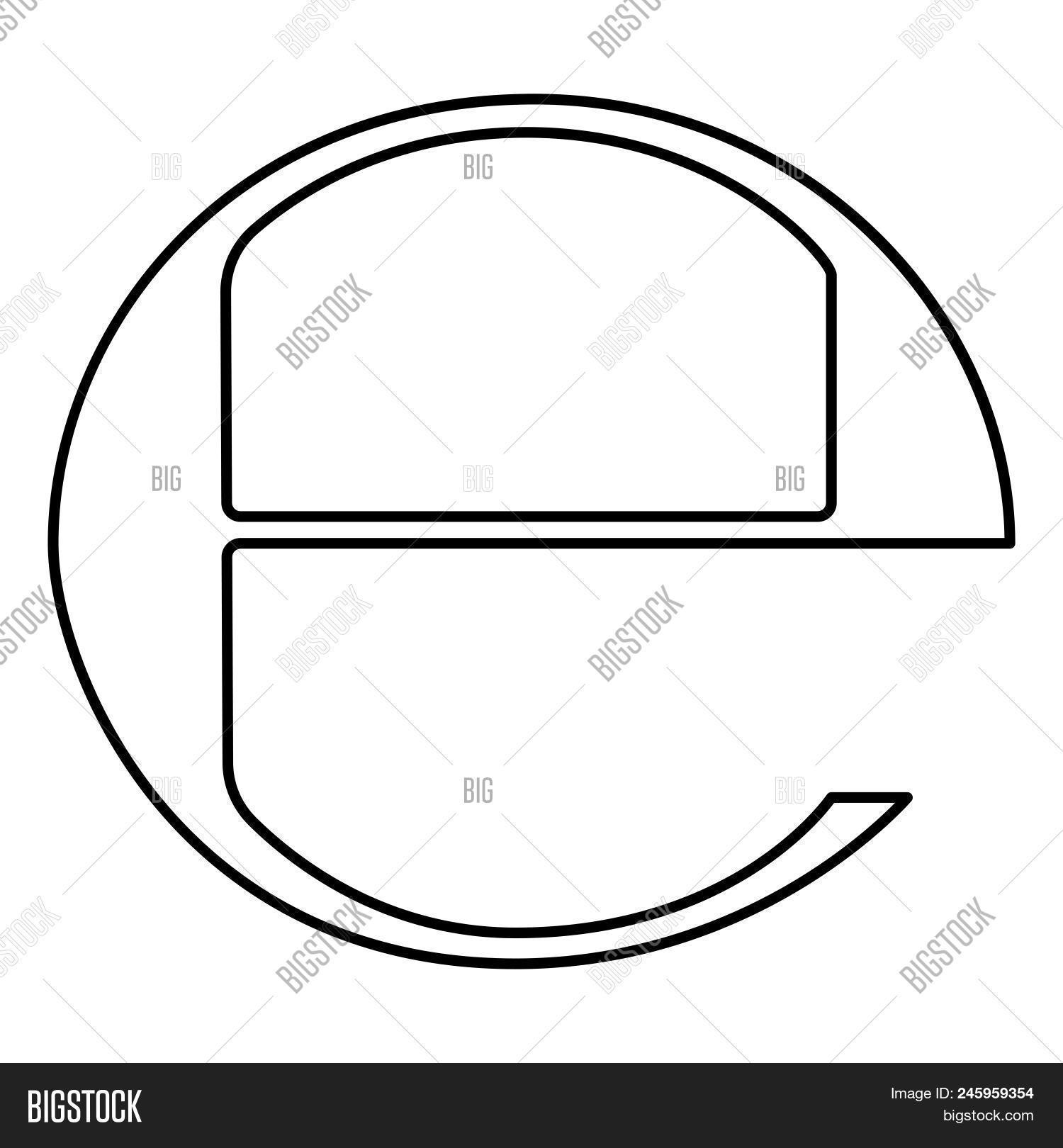 Estimated Sign E Mark Vector & Photo (Free Trial) | Bigstock