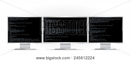 Three Computers Vector & Photo (Free Trial) | Bigstock