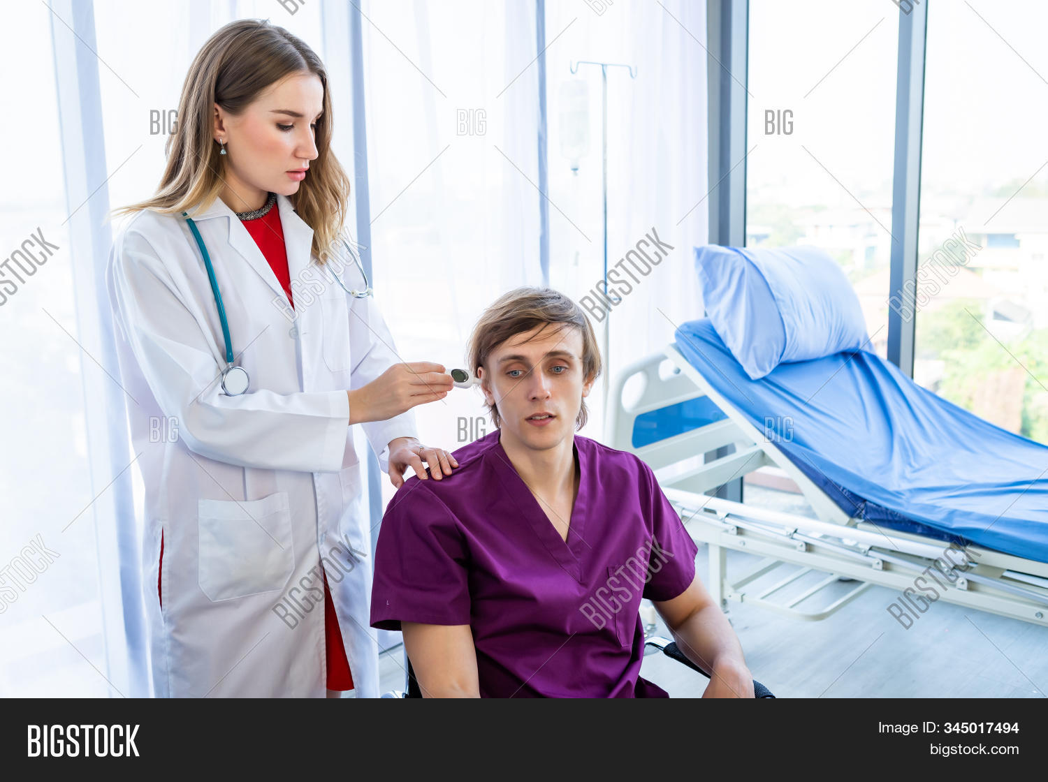 Female Doctor Checking Image & Photo (Free Trial) | Bigstock