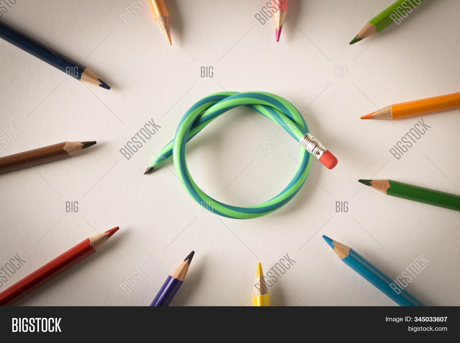 Colored Pencils One Image & Photo (Free Trial) | Bigstock