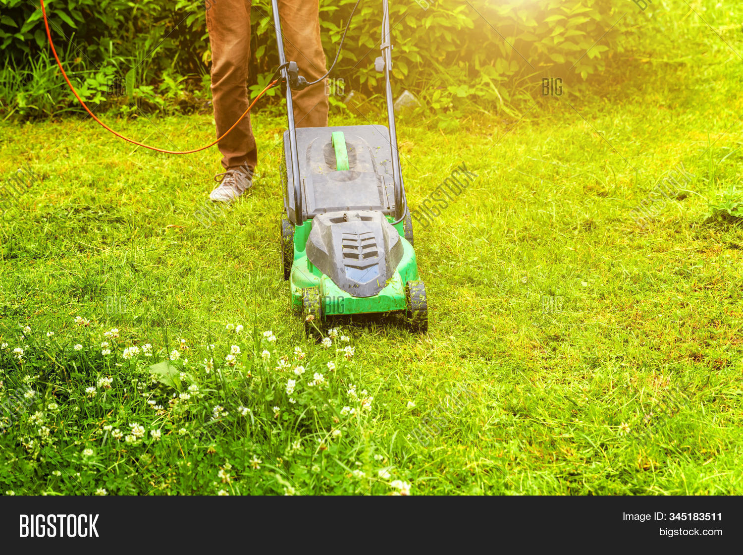 Man Cutting Green Image & Photo (Free Trial) | Bigstock