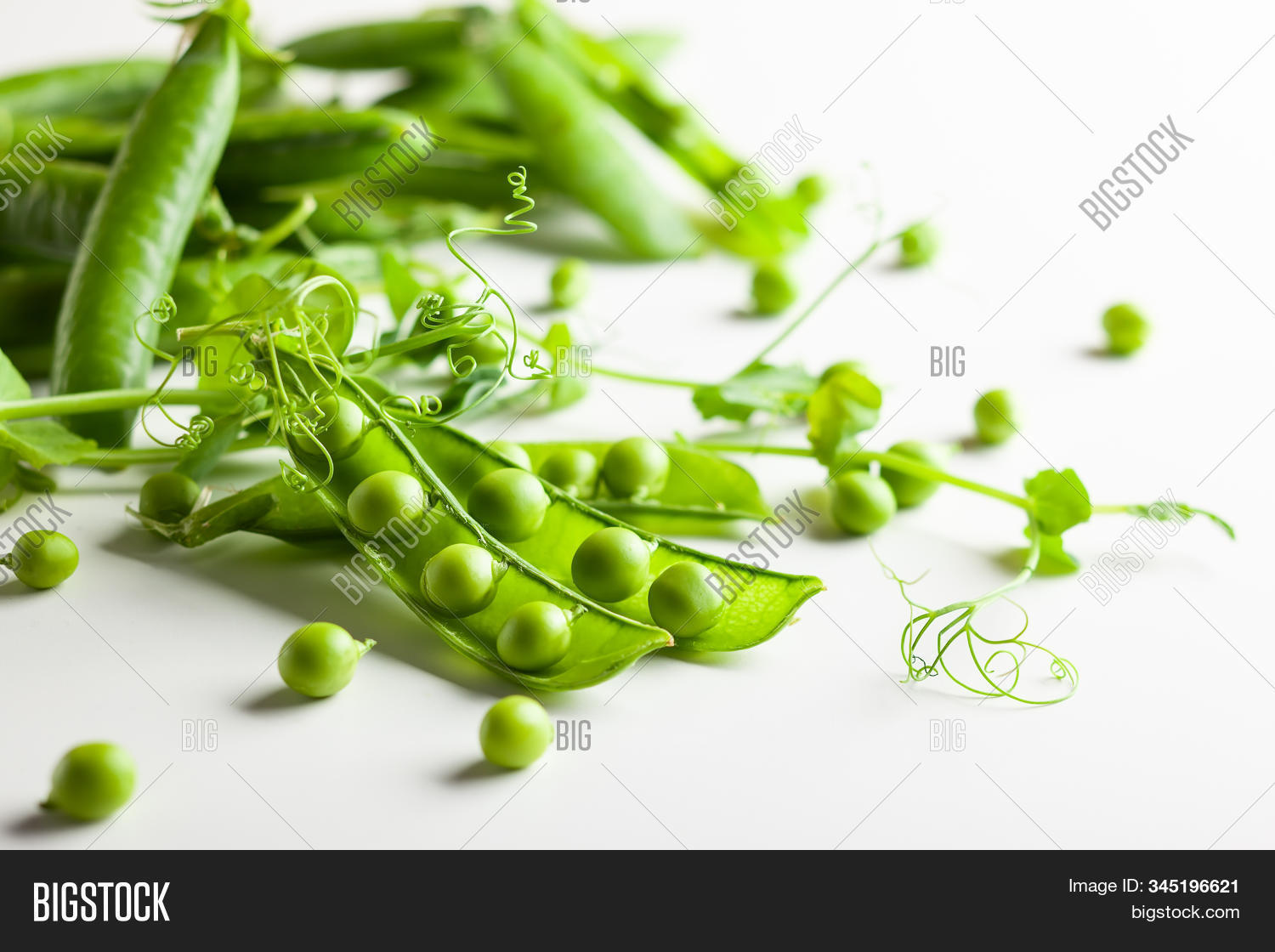 Fresh Green Peas Pods Image & Photo (Free Trial) | Bigstock