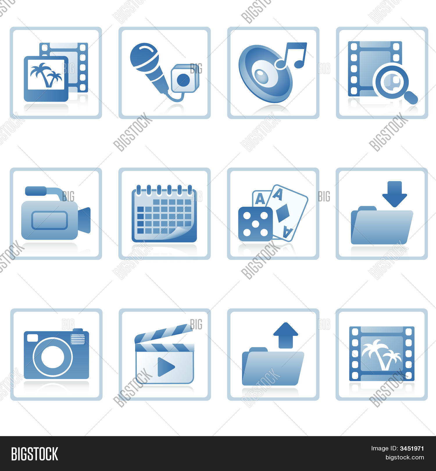 Web Icons : Multimedia Image & Photo (Free Trial) | Bigstock