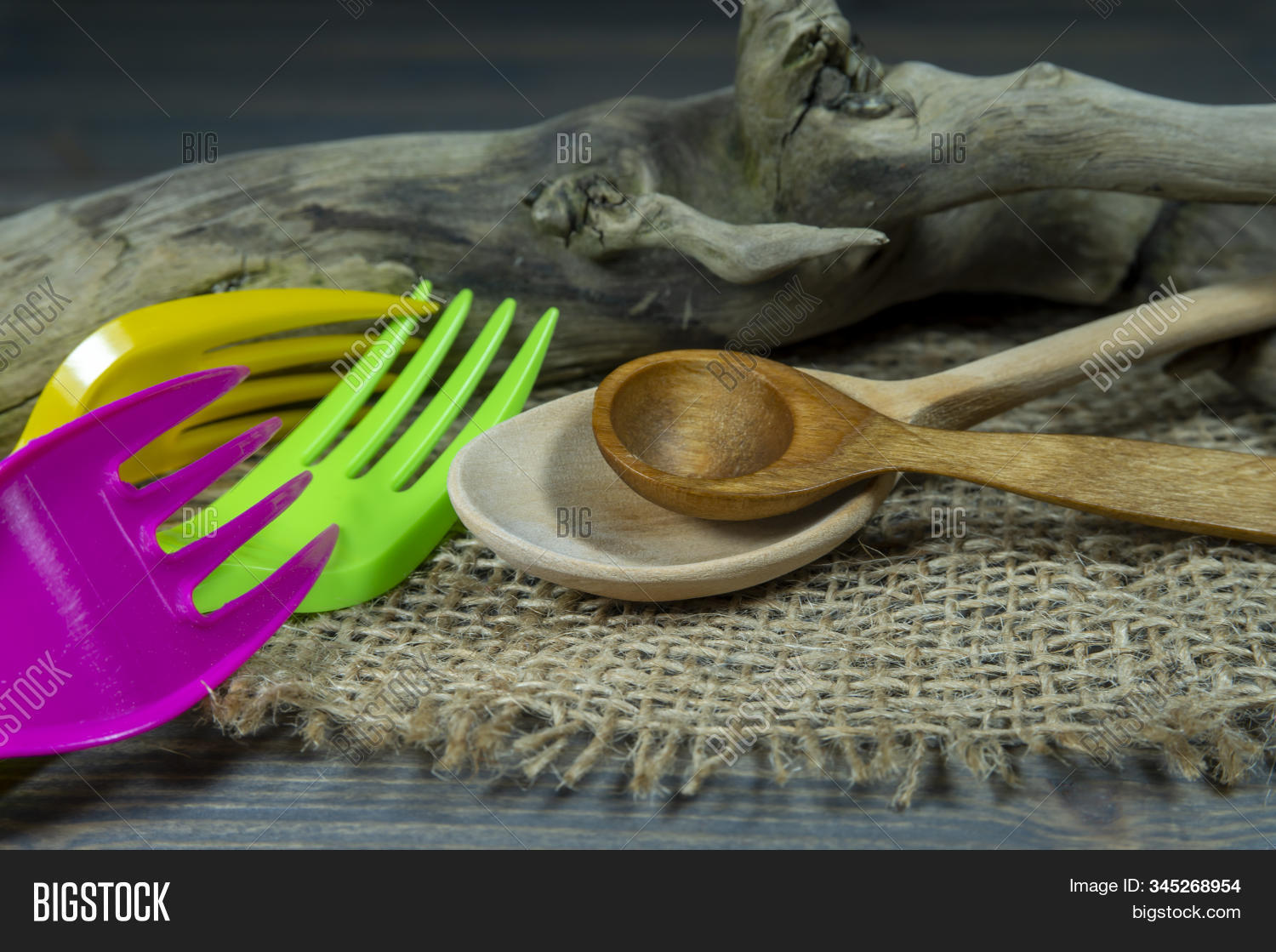 Rustic Wooden Utensils Image & Photo (Free Trial) | Bigstock