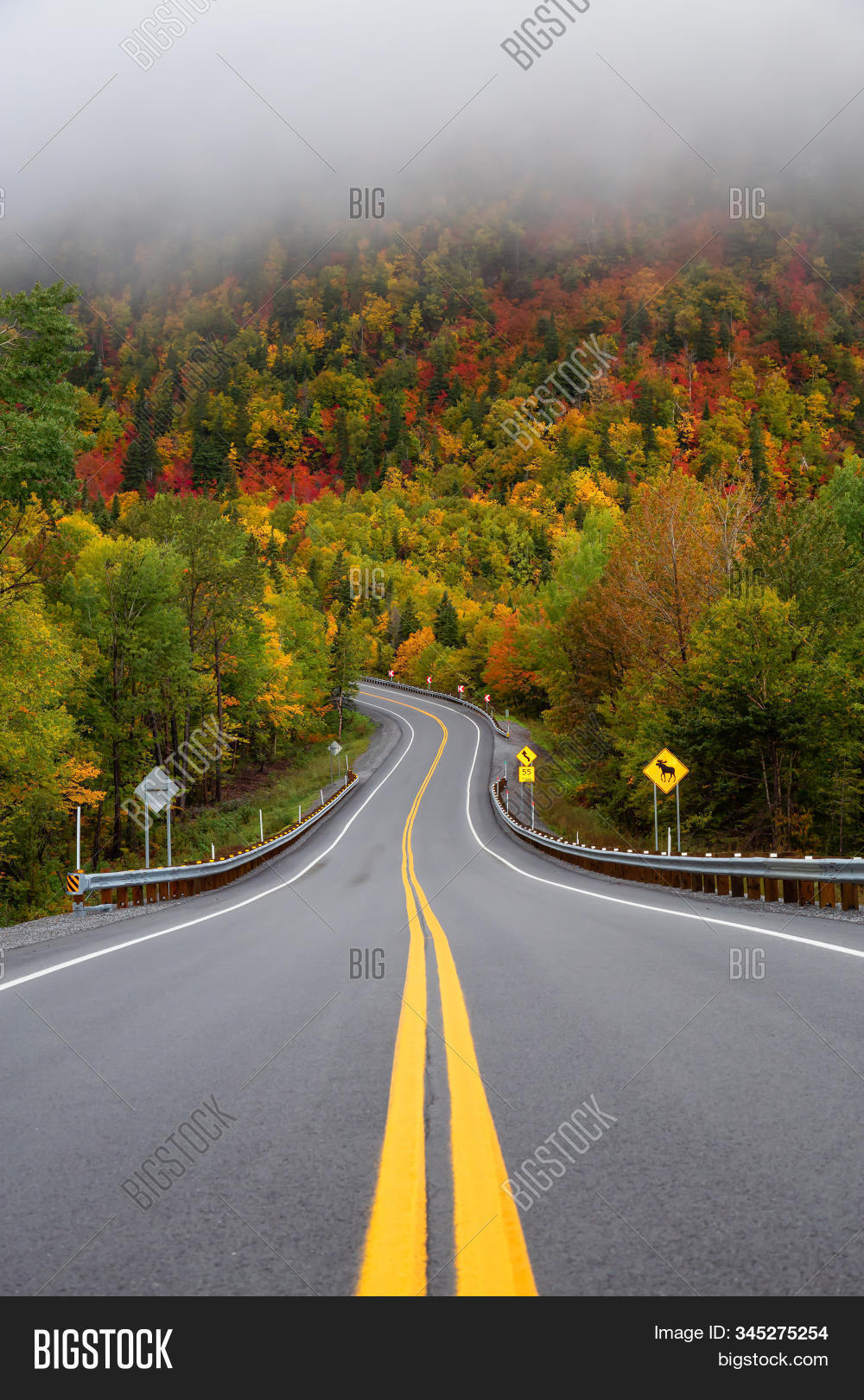 Scenic Road Mountains Image & Photo (Free Trial) | Bigstock