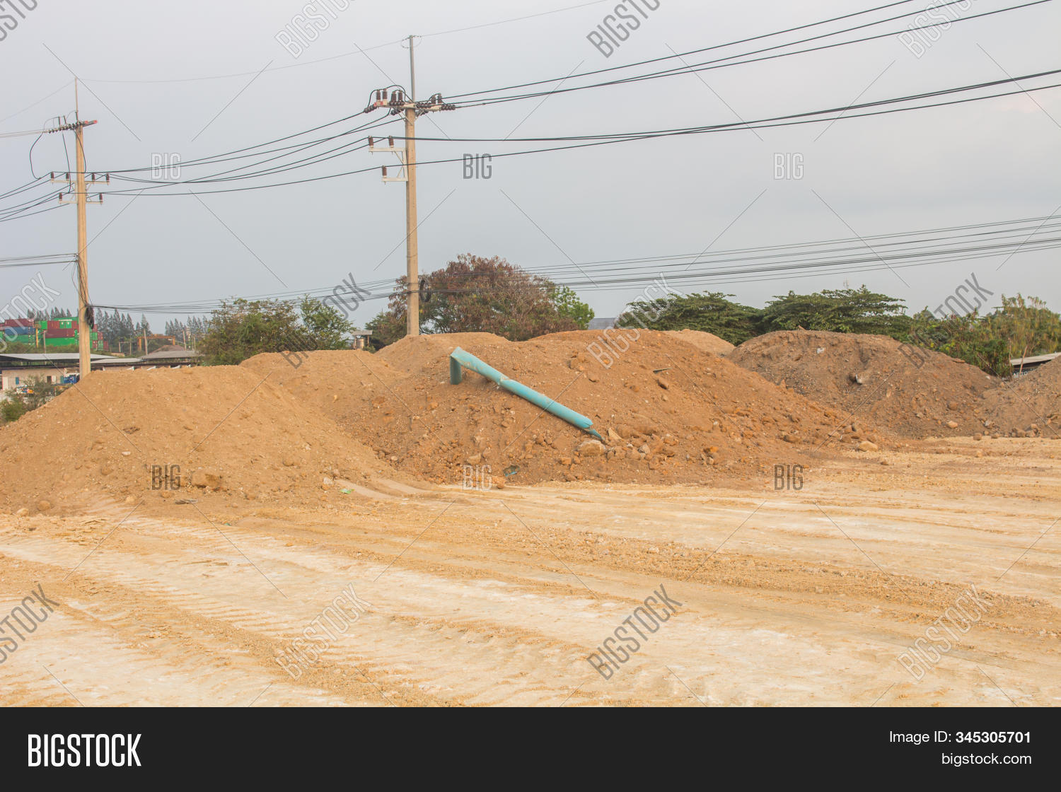 Construction Clay Road Image & Photo (Free Trial) | Bigstock