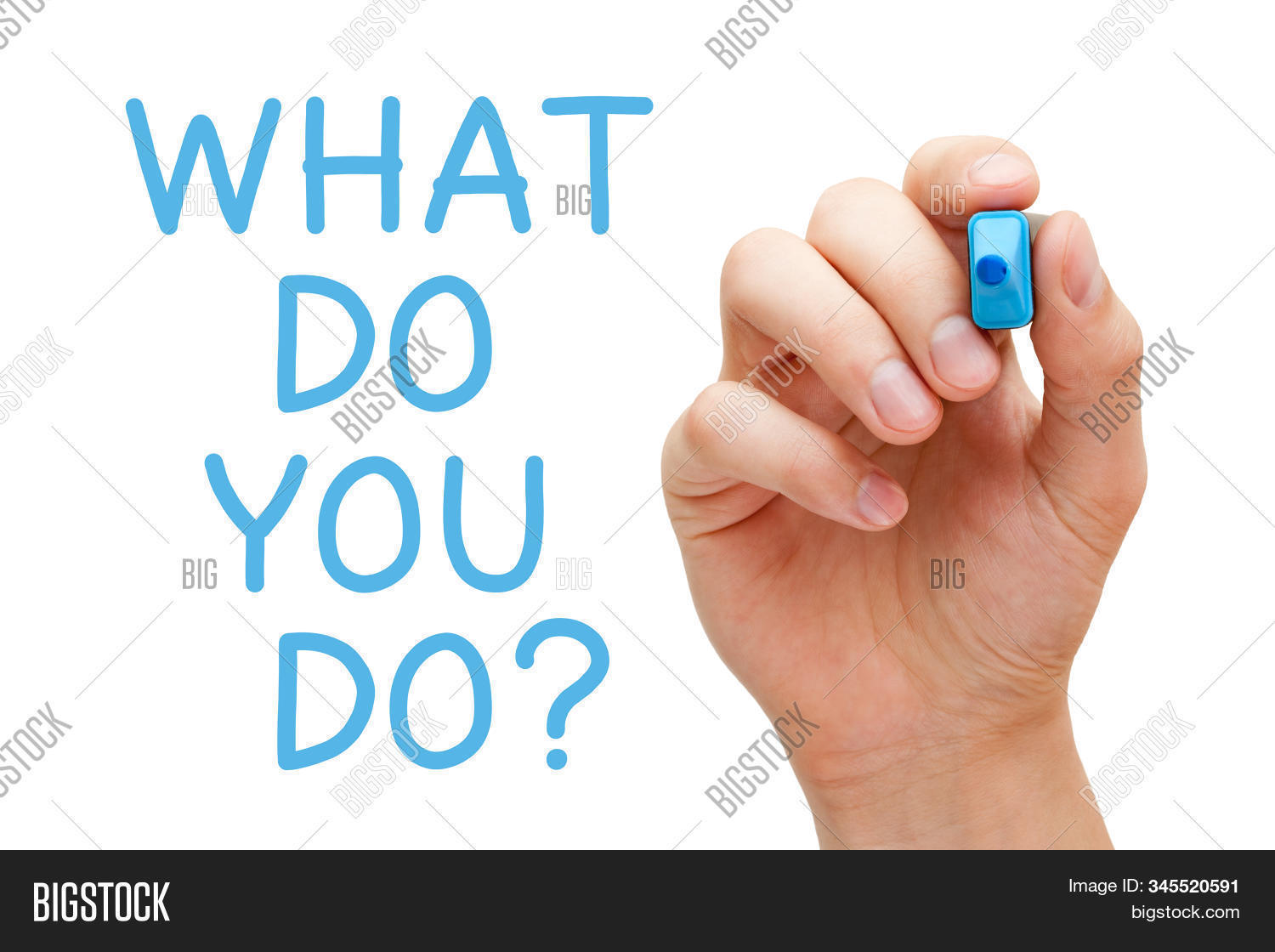 Hand Writing Blue Image & Photo (Free Trial) | Bigstock