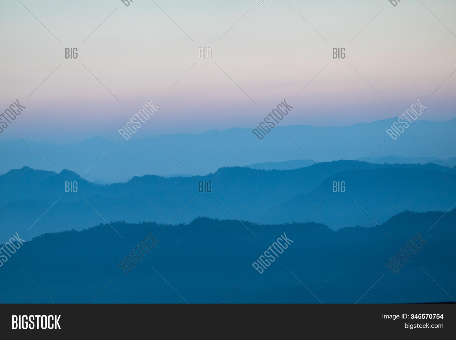Sunset Over Misty Image & Photo (Free Trial) | Bigstock