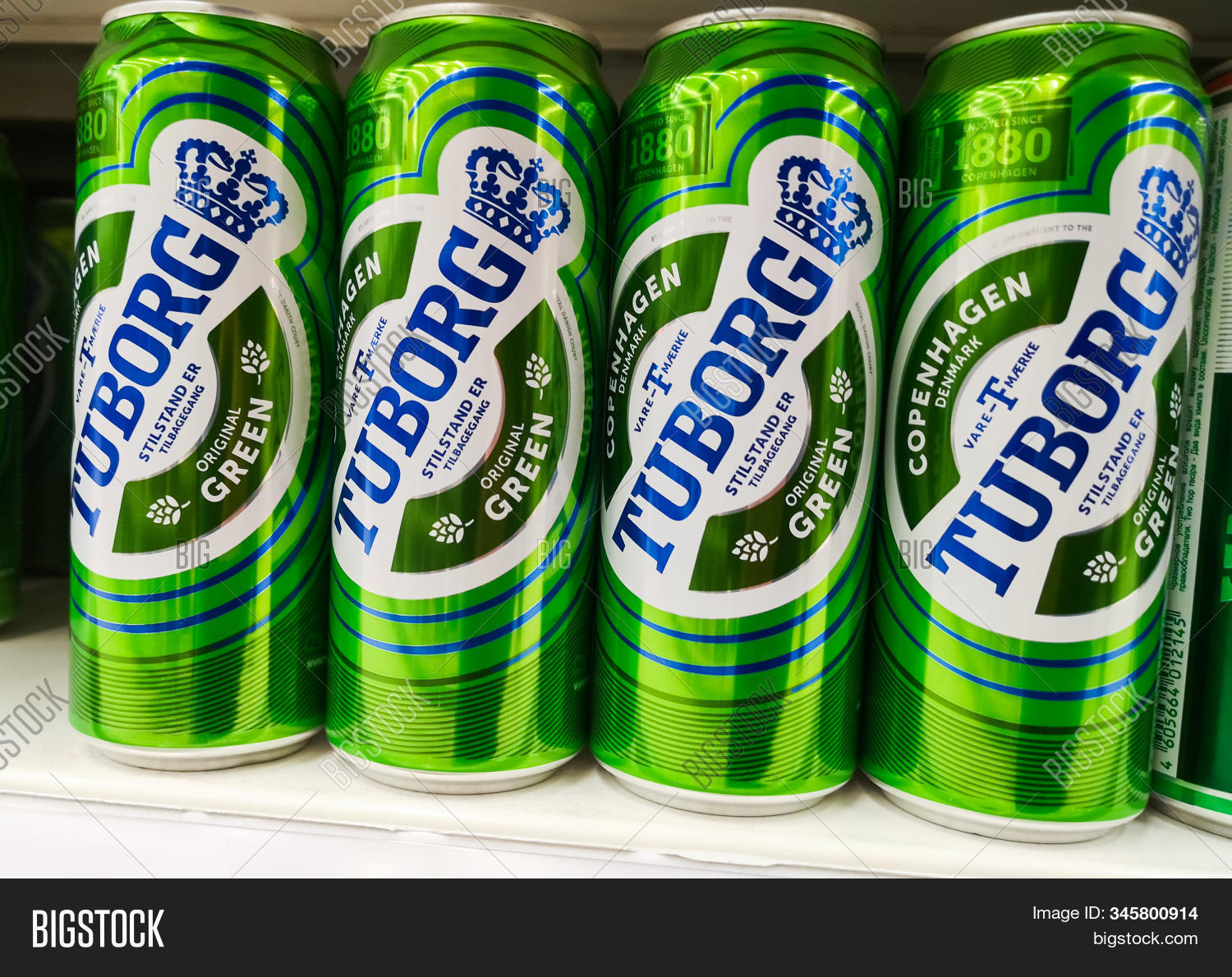 Cans Danish Tuborg Image & Photo (Free Trial) | Bigstock