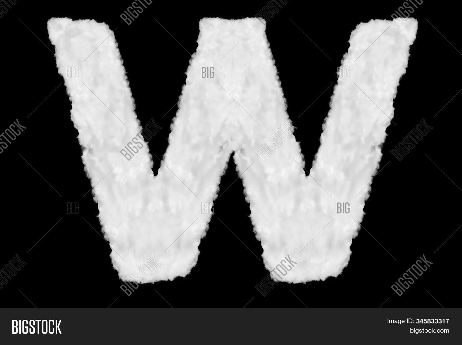 Letter W Font Shape Image & Photo (Free Trial) | Bigstock
