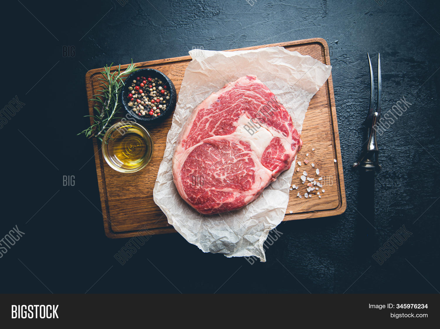 Raw Fresh Meat Ribeye Image & Photo (Free Trial) | Bigstock