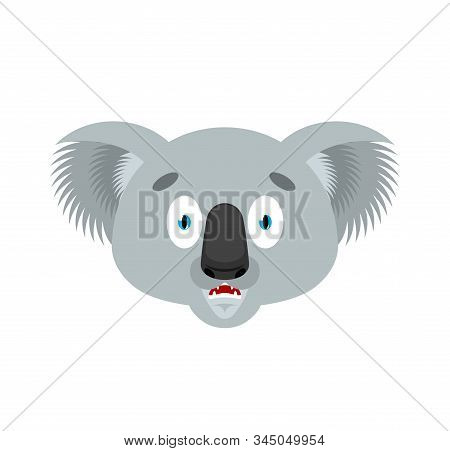 Koala Scared Emoji. Vector & Photo (Free Trial) | Bigstock