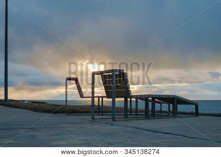 Two Benches Standing Image & Photo (Free Trial) | Bigstock