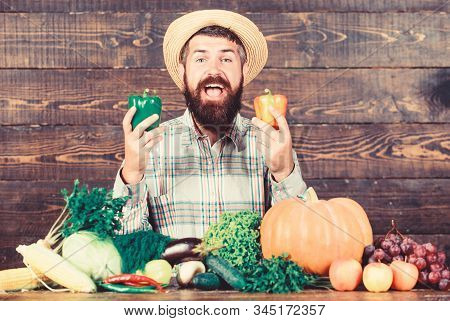 Farmer Straw Hat Fresh Image & Photo (Free Trial) | Bigstock