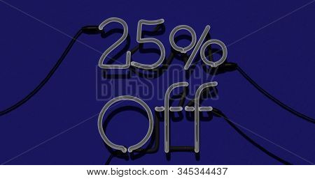 25 Percent Discount 3d Image & Photo (Free Trial) | Bigstock