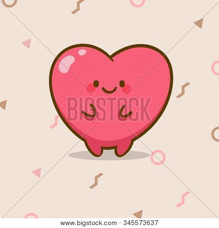 Cute Heart Character Vector & Photo (Free Trial) | Bigstock