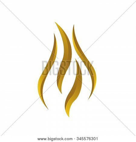Gold Fire Flames Logo Vector & Photo (Free Trial) | Bigstock