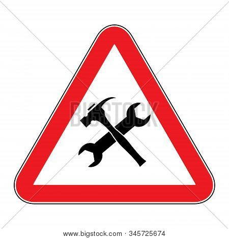 Construction Road Vector & Photo (Free Trial) | Bigstock