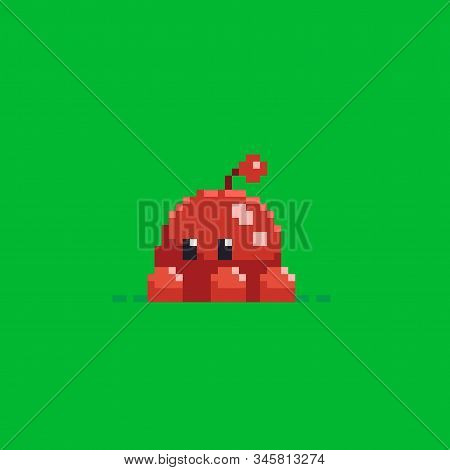 Pixel Art Cute Red Vector & Photo (Free Trial) | Bigstock