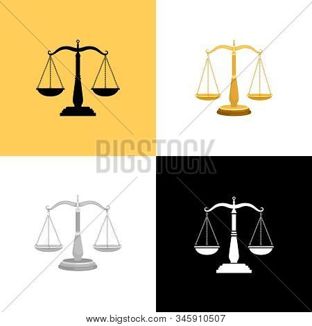 Court Scales Set. Vector & Photo (Free Trial) | Bigstock