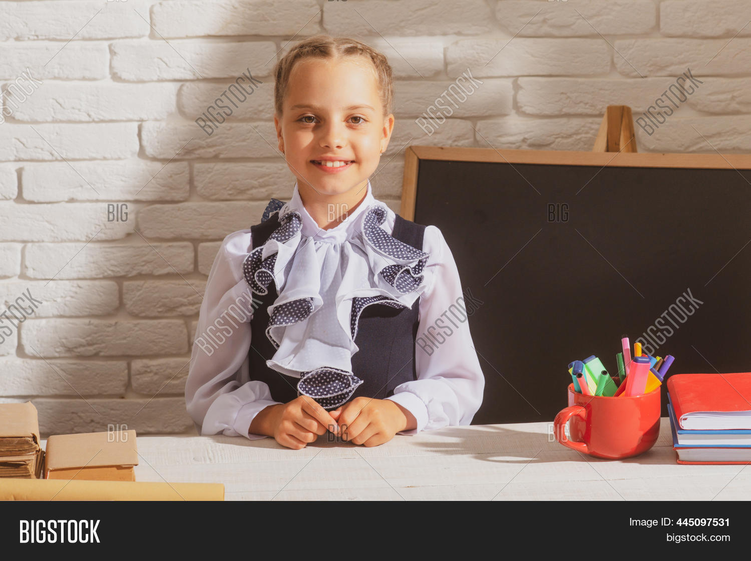 Happy School Girl Image & Photo (Free Trial) | Bigstock