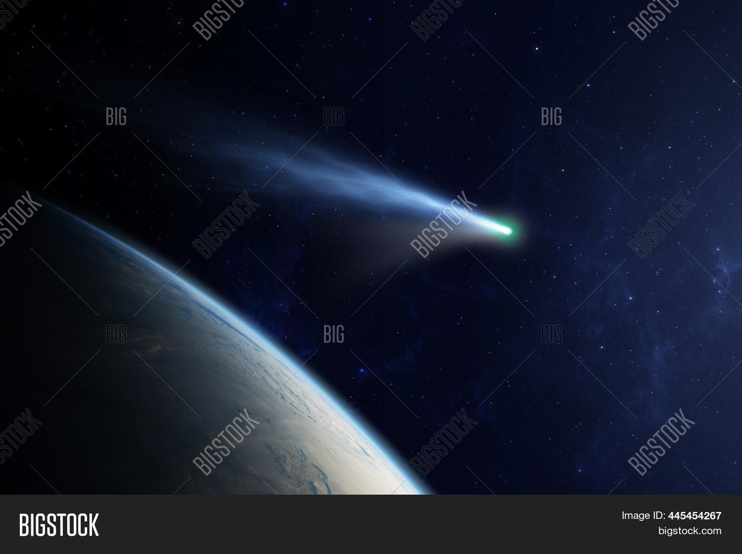 Сomet Flying Close Image & Photo (Free Trial) | Bigstock