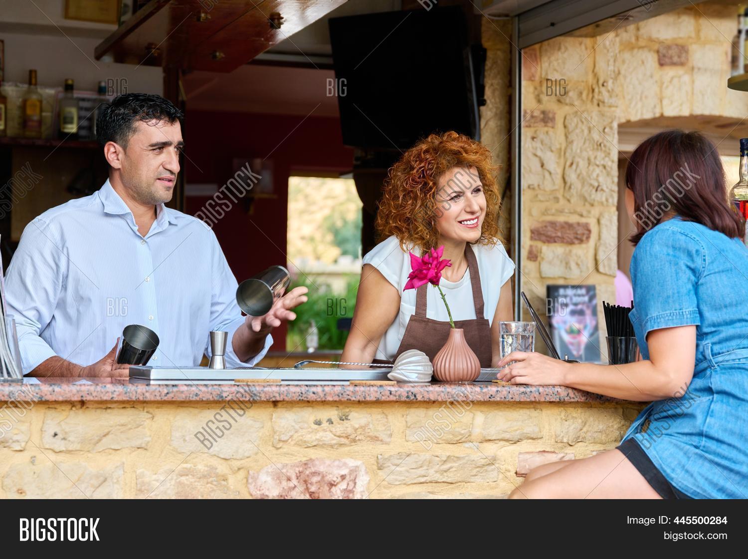Couple Working Bar Image & Photo (Free Trial) | Bigstock