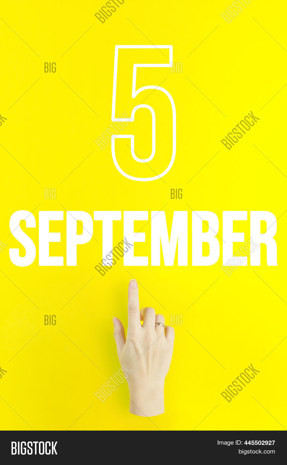 September 5th. Day 5 Image & Photo (Free Trial) | Bigstock